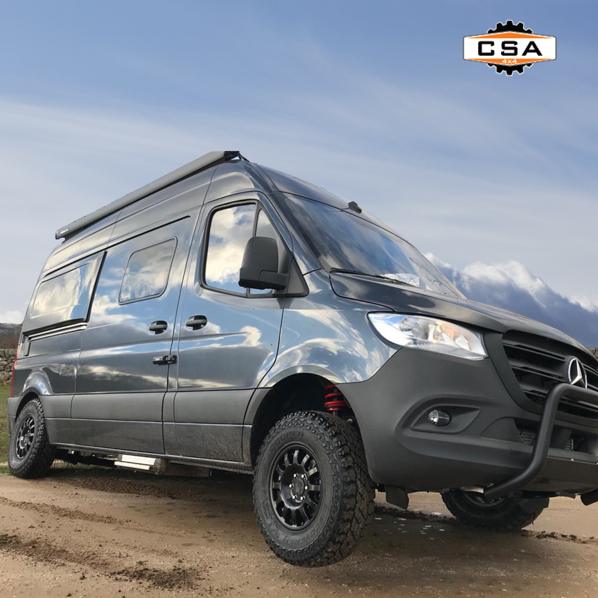 Mercedes Sprinter prepared for 4x4 Don't miss it 🚗.